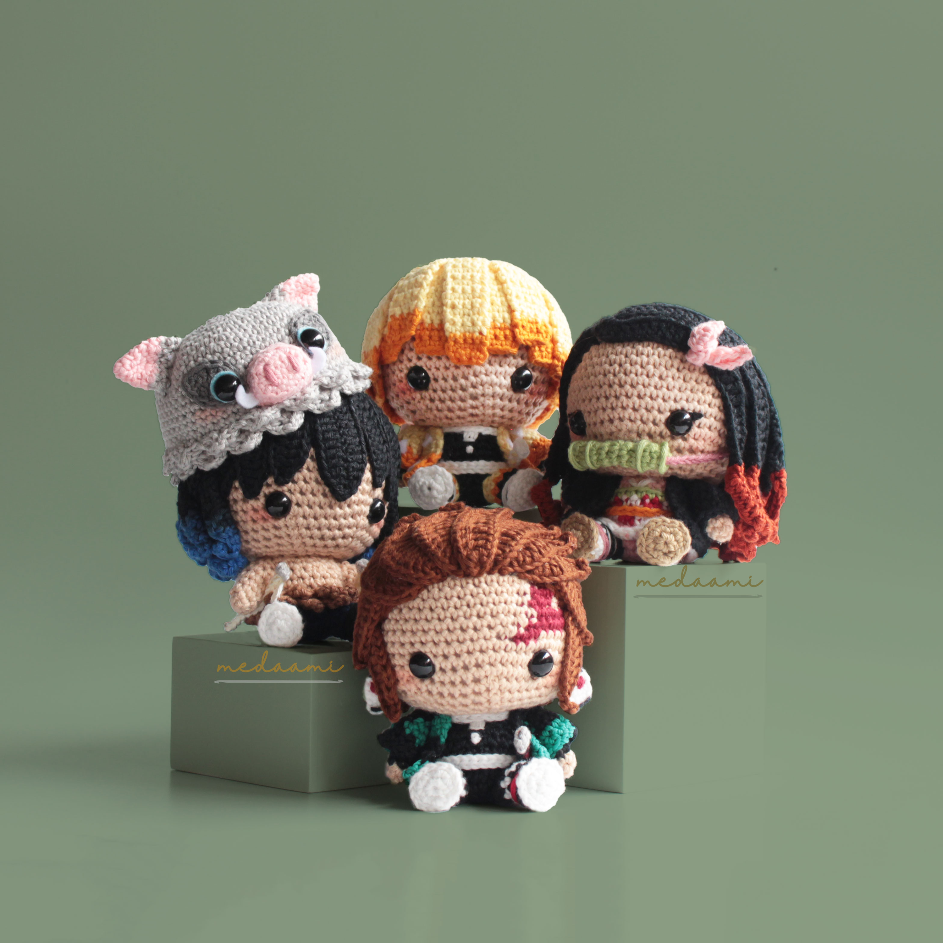 Forger Family Amigurumi Crochet Doll Patterns – Medaami Patterns