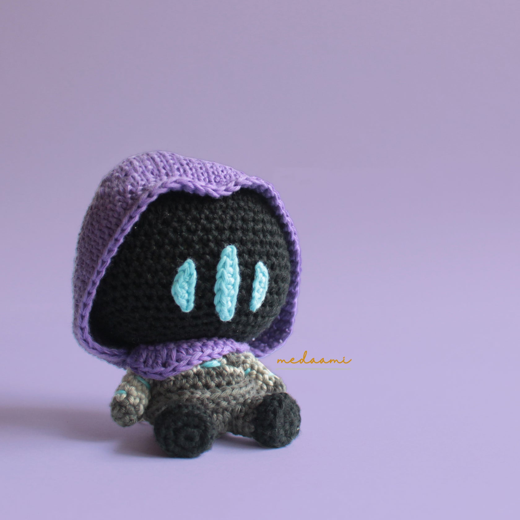 Omen Valorant Agent Amigurumi Crochet Doll Pattern – Medaami Patterns