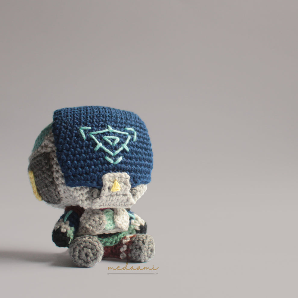 Kay/o Valorant Agent Amigurumi Crochet Doll Pattern – Medaami Patterns