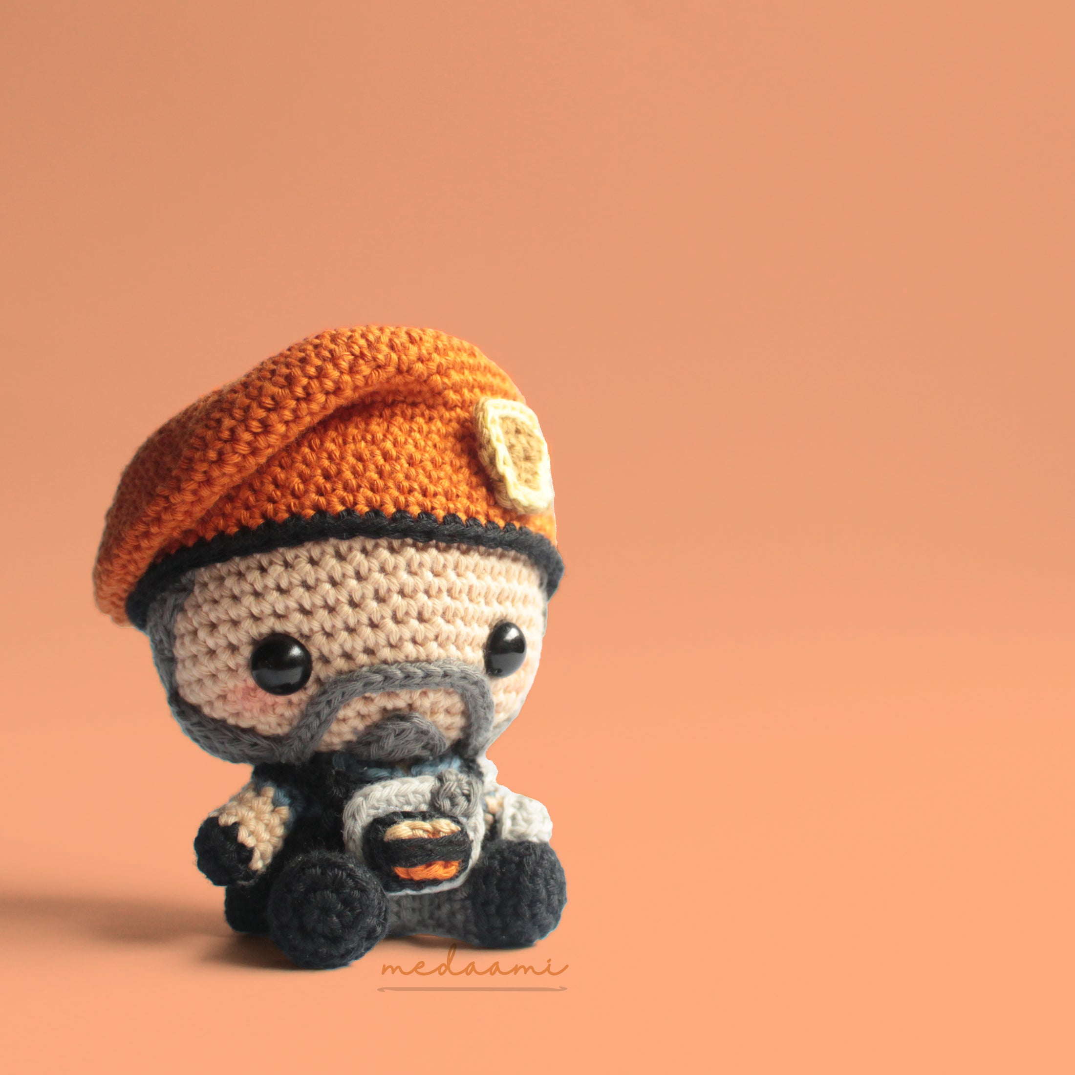 Brimstone Valorant Agent Amigurumi Crochet Doll Pattern – Medaami Patterns