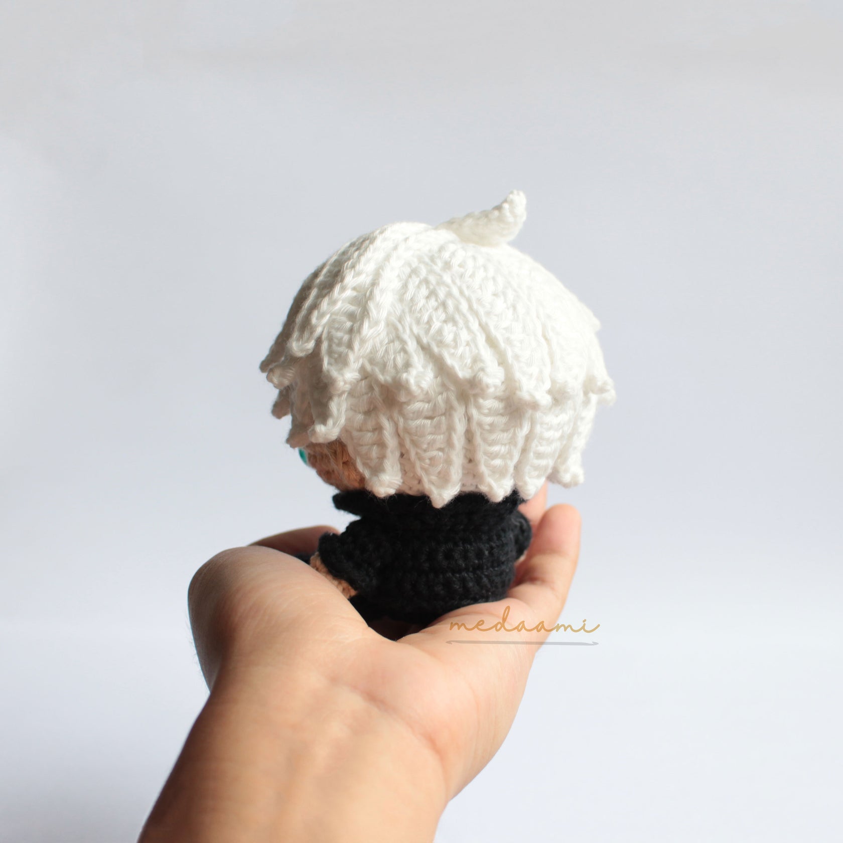 Satoru Gojo Jujutsu Kaisen inspired Amigurumi Pattern – Medaami Patterns