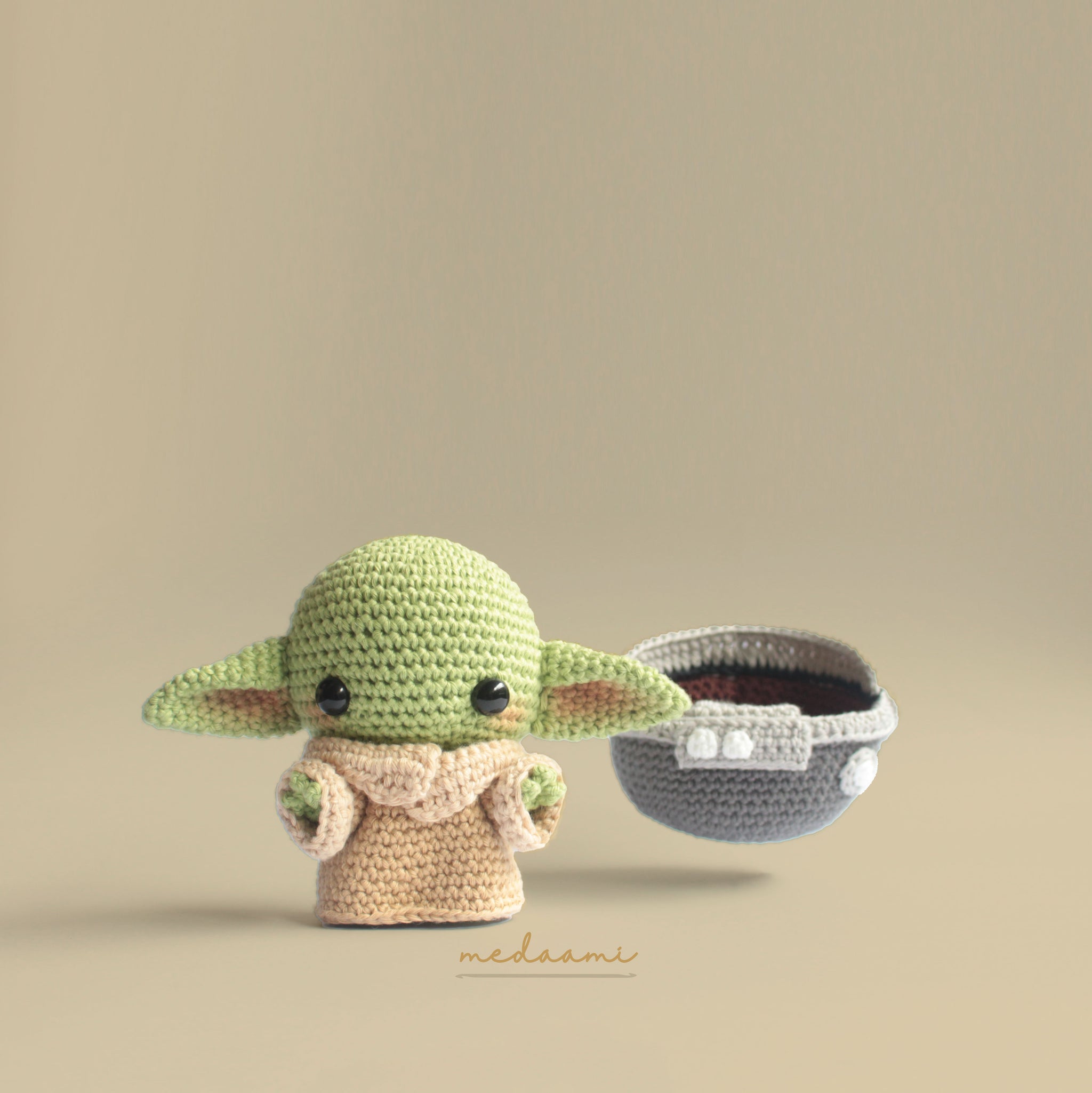 The Mandalorian and Grogu Amigurumi Crochet Doll Patterns – Medaami ...