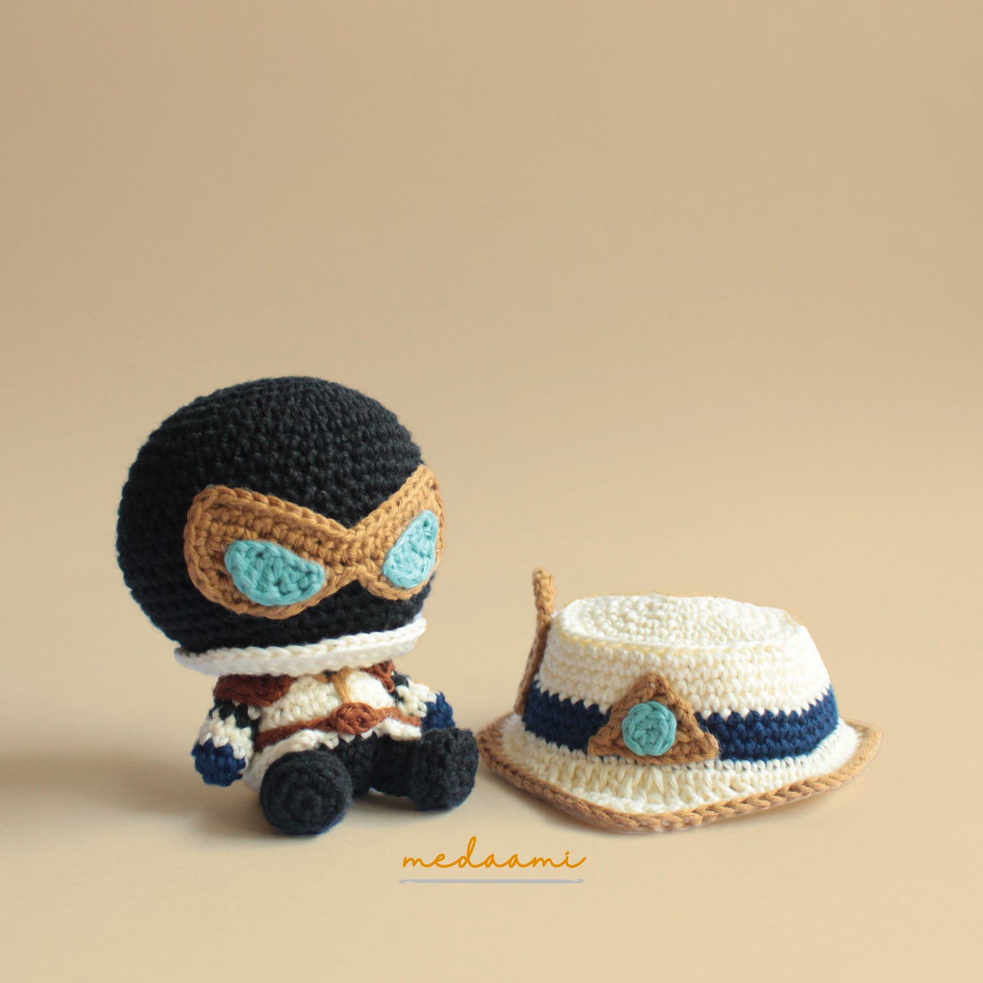 Cypher Valorant Agent Amigurumi Crochet Doll Pattern – Medaami Patterns