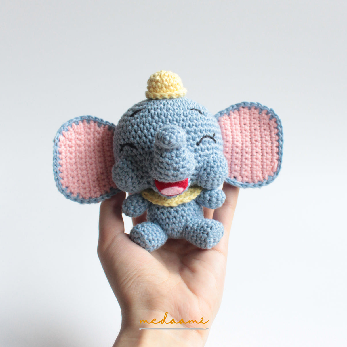 Dumbo the Elephant Amigurumi Crochet Doll Pattern – Medaami Patterns