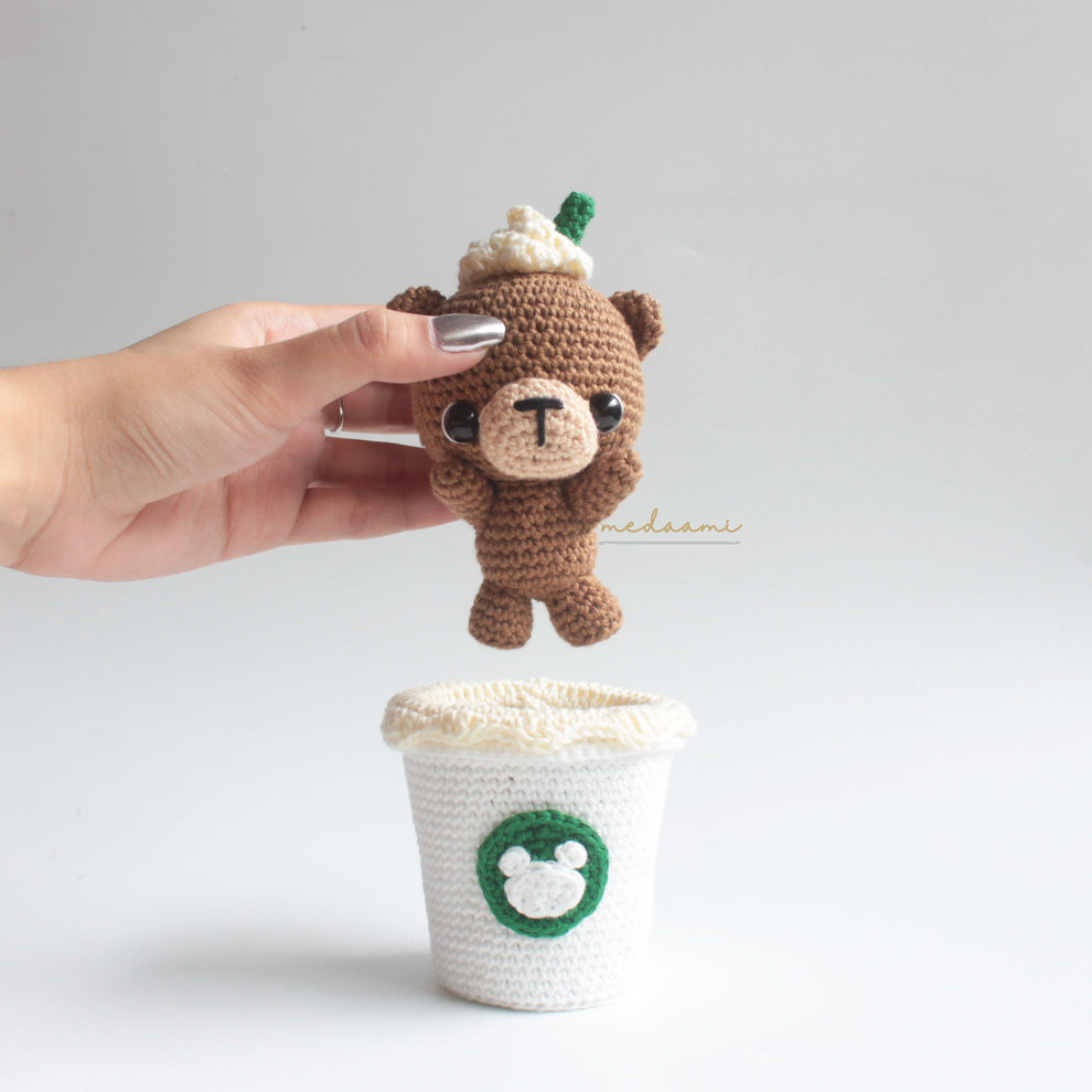 Latte Bear Amigurumi Pattern – Medaami Patterns