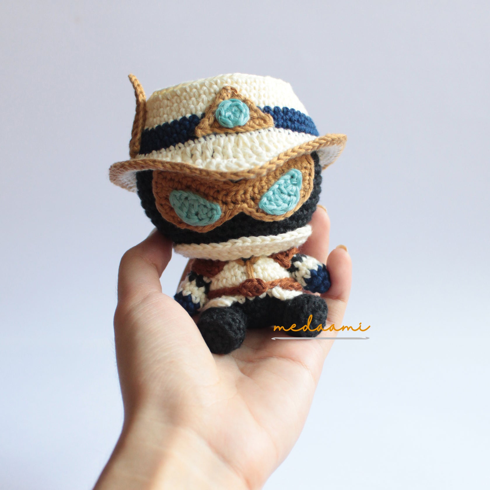 Cypher Valorant Agent Amigurumi Crochet Doll Pattern – Medaami Patterns