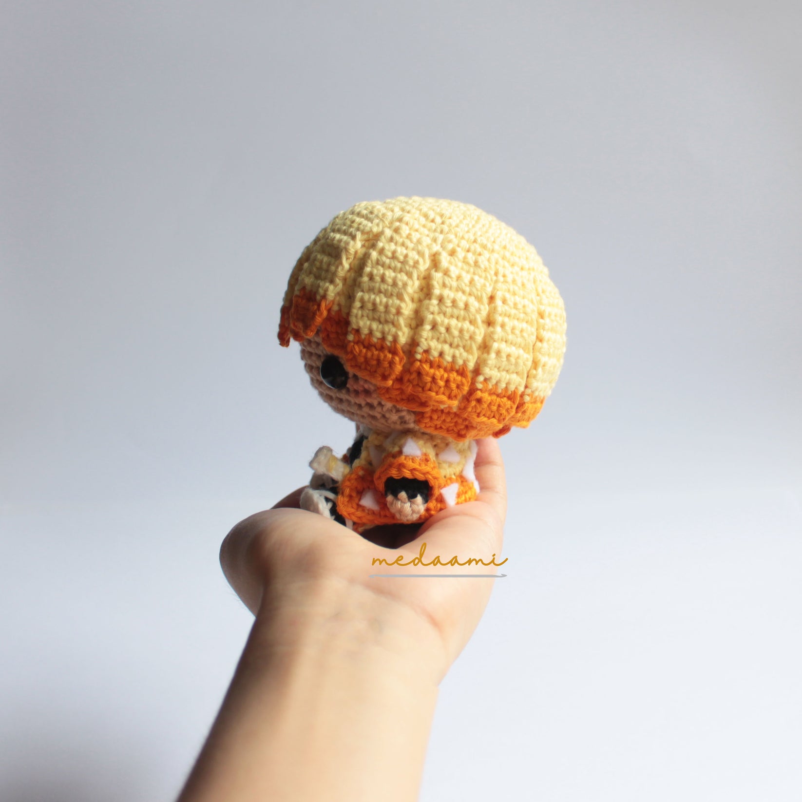 Zenitsu Demon Slayer Amigurumi Crochet Doll Pattern – Medaami Patterns