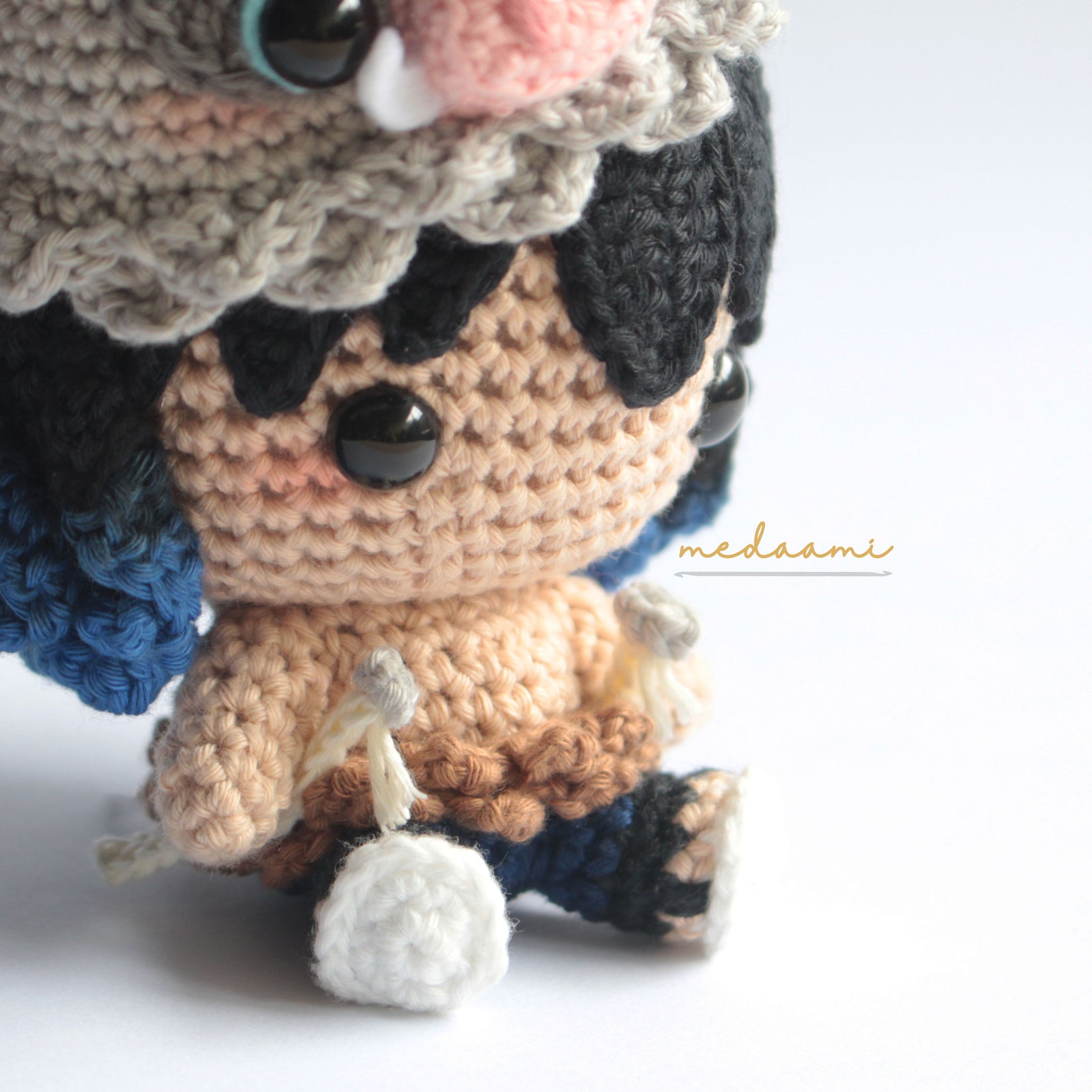 Inosuke Demon Slayer Amigurumi Crochet Doll Pattern – Medaami Patterns