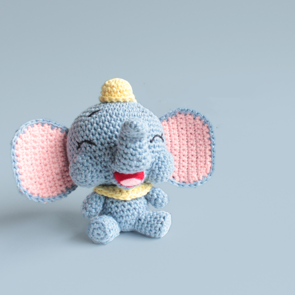 Dumbo the Elephant Amigurumi Crochet Doll Pattern – Medaami Patterns