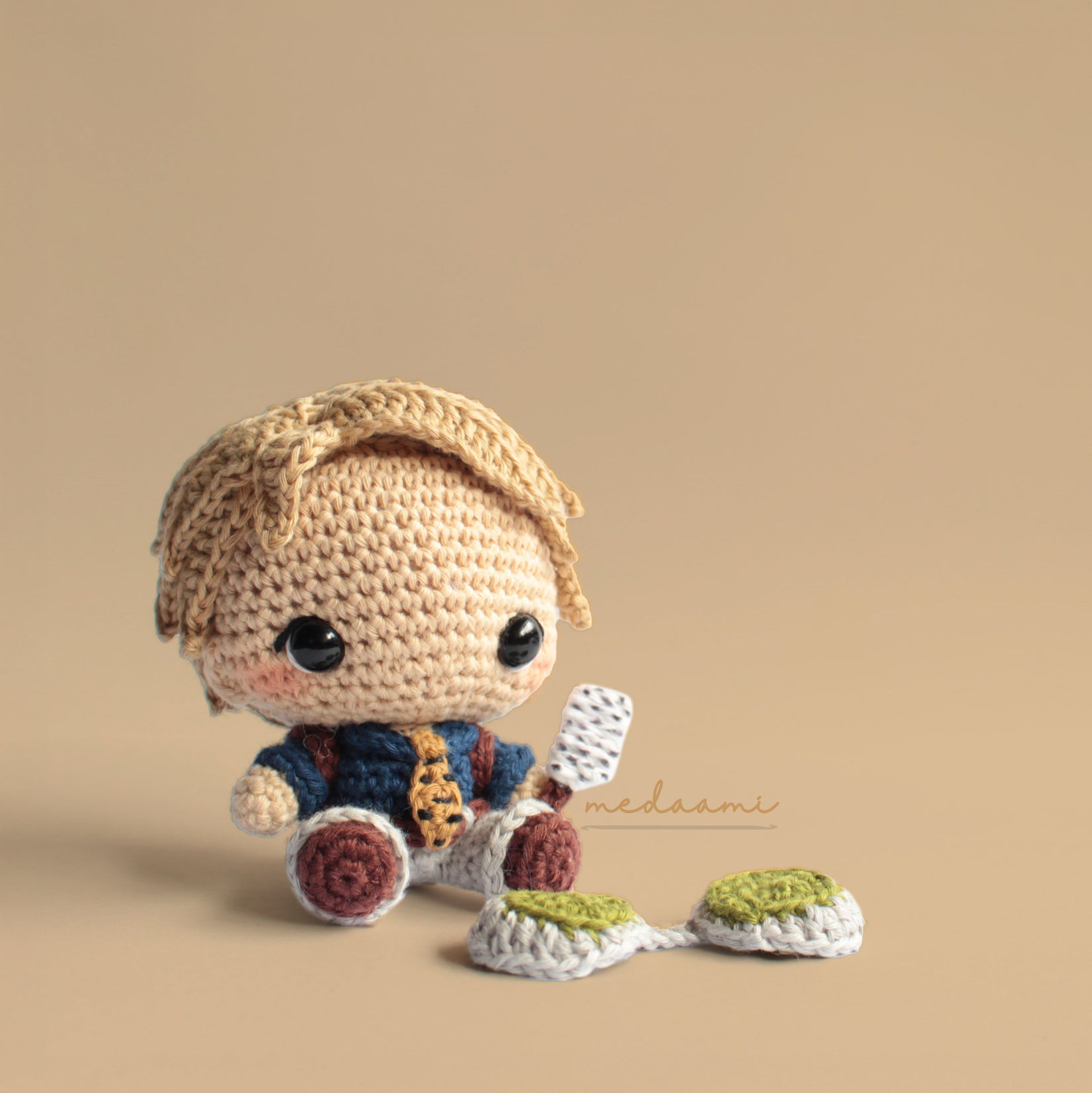 Kento Nanami Jujutsu Kaisen inspired Amigurumi Pattern – Medaami Patterns
