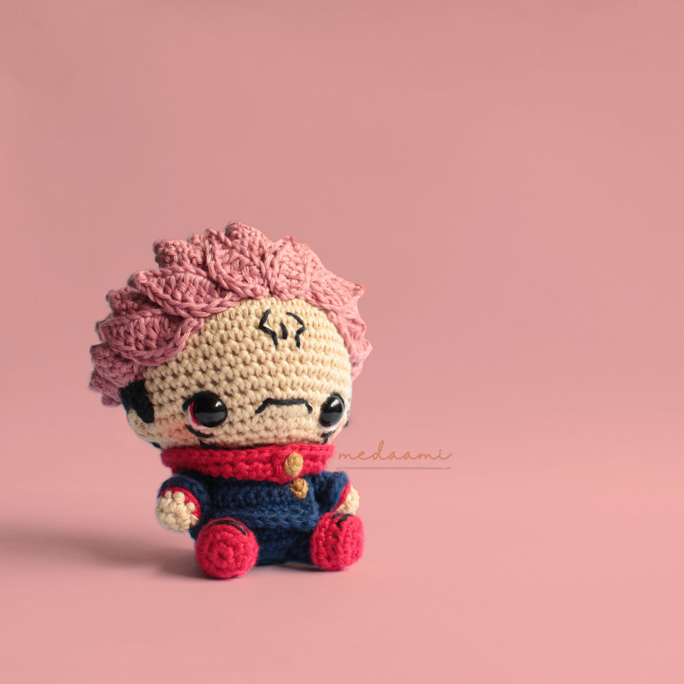 Ryomen Sukuna Jujutsu Kaisen inspired Amigurumi Pattern – Medaami Patterns