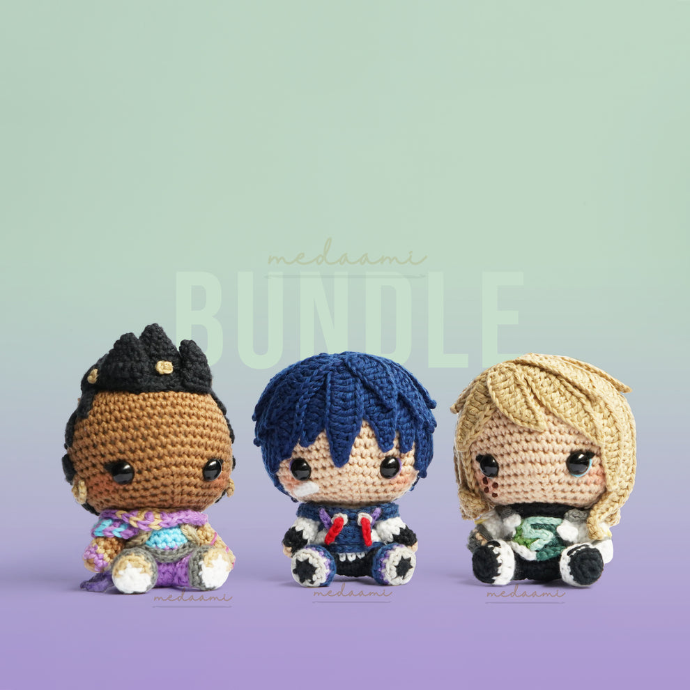 BUNDLE | Iso, Deadlock and Astra Valorant Agents Inspired Amigurumi Pa ...