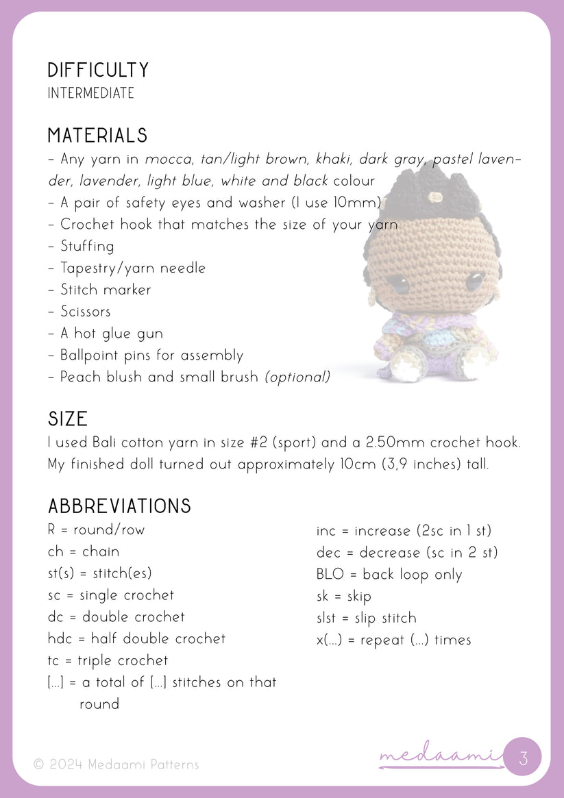 Astra Valorant Agent Amigurumi Pattern – Medaami Patterns